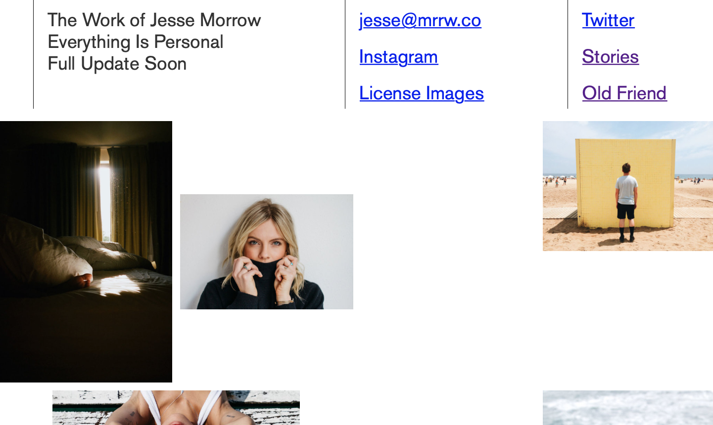 The work of Jesse Morrow